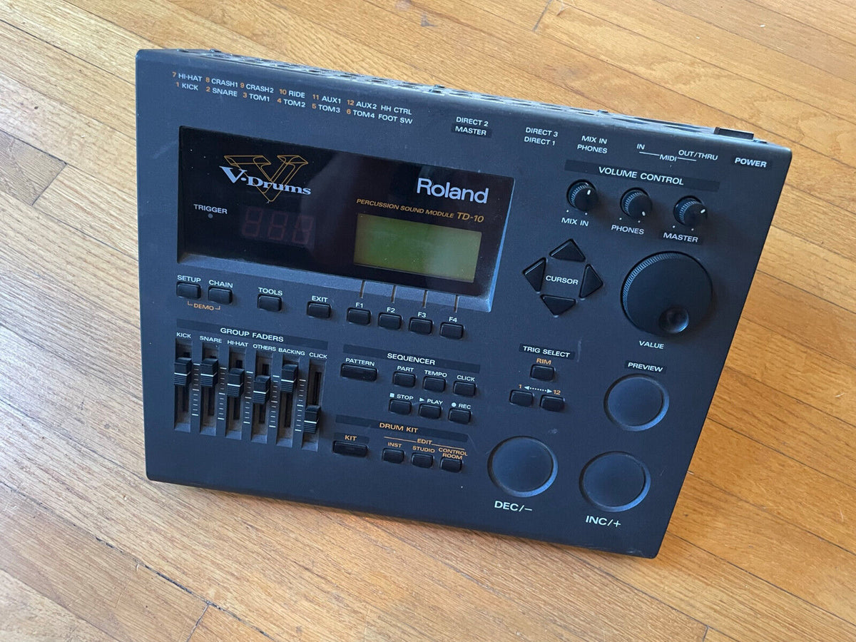 Roland Td-10 EXPANDED VDrum Module Brain td10 – Blakes Drum Shop