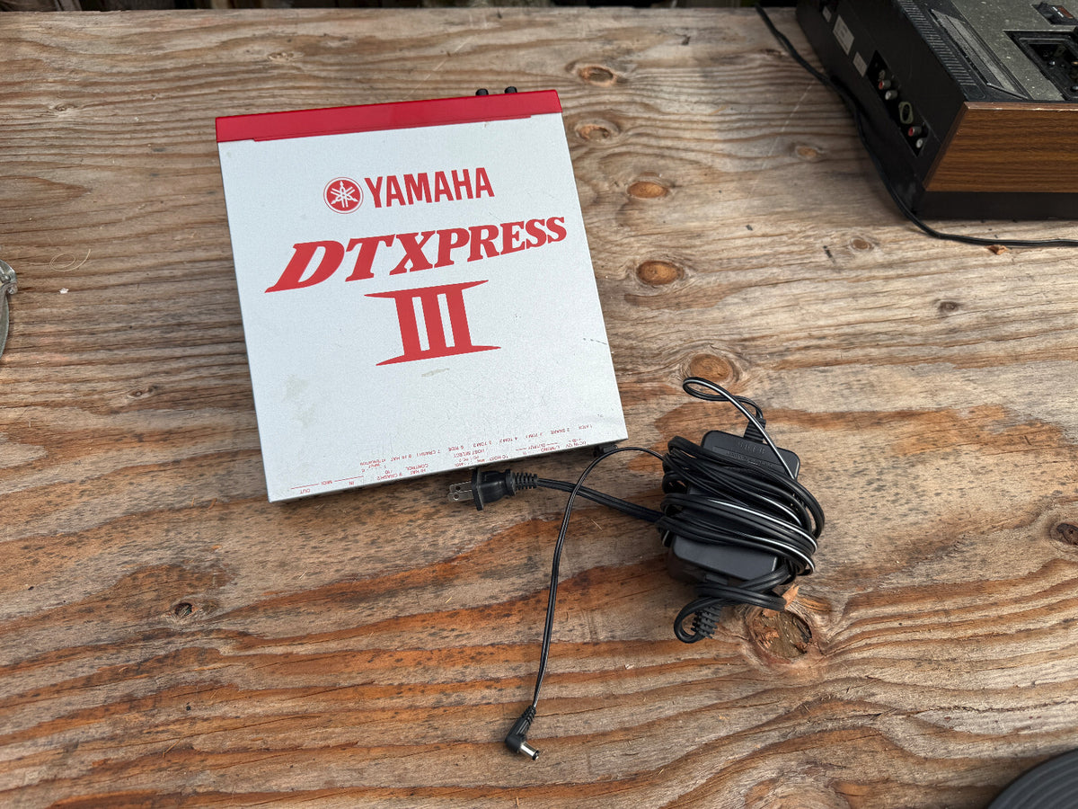 Yamaha DTXpress III DTXP3 Electronic Drum Trigger Module with power su ...