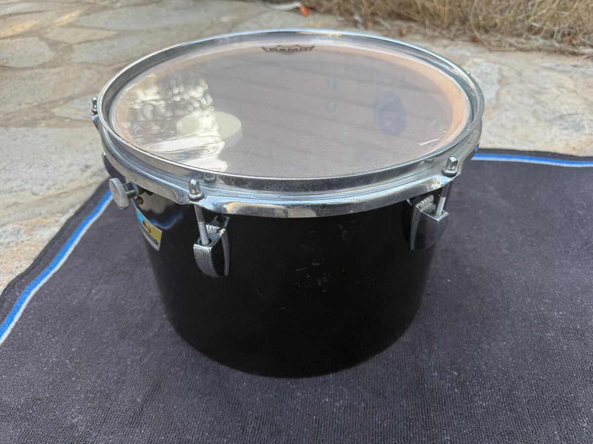 Ludwig Black Cortex 13x9 Concert Tom Drum Black Finish 3 PLY RERINGS ...