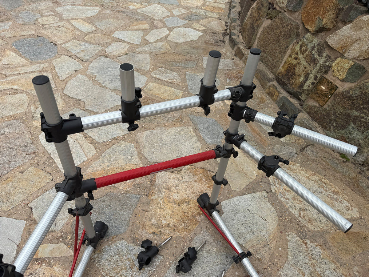 Yamaha RS85 Full Electronic Drum Rack System - Missing a couple bolts ...