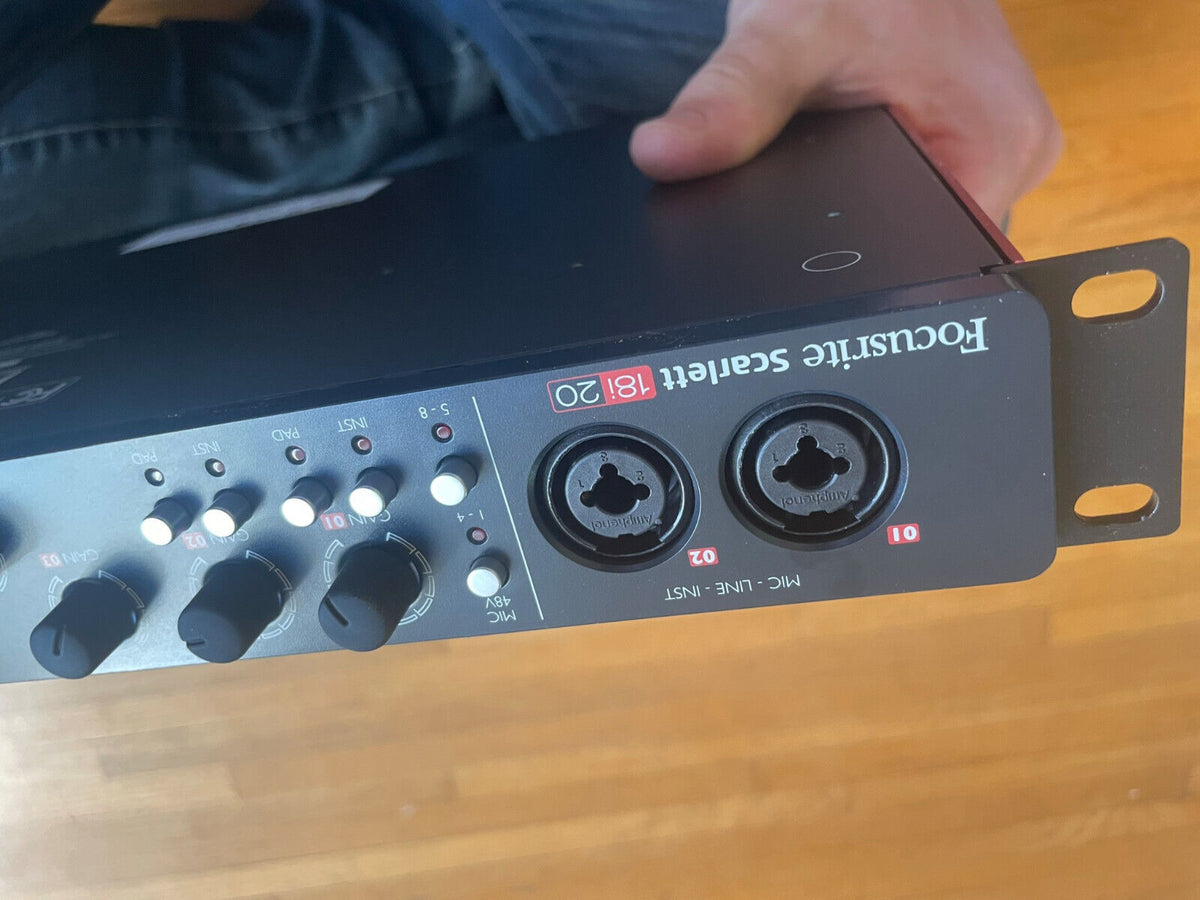 Focusrite 18i20 2nd Generation Audio Interface – Blakes Drum Shop