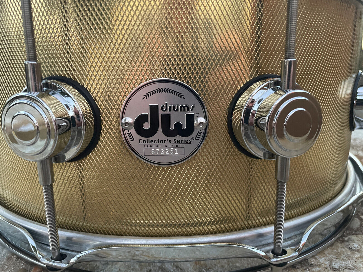 DW Collector's Knurled Brass 6.5x14 Snare Drum – Blakes Drum Shop