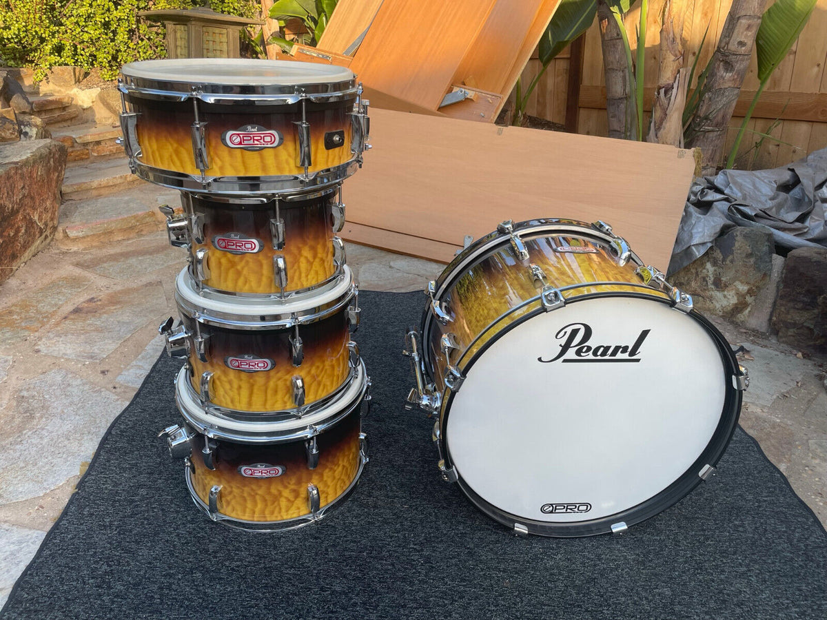 Pearl E pro Tru Trac 5pc Drum Set kit Pad Set w/ Electronic heads ...