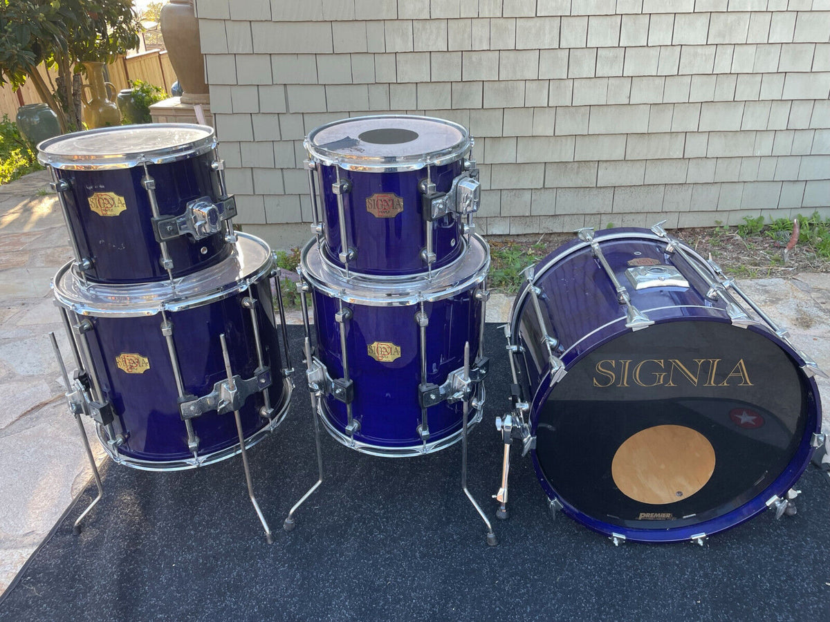 Premier Signia Maple 5pc Drum Set kit 22x18,12x10,13x11,16x16,18x16 ...