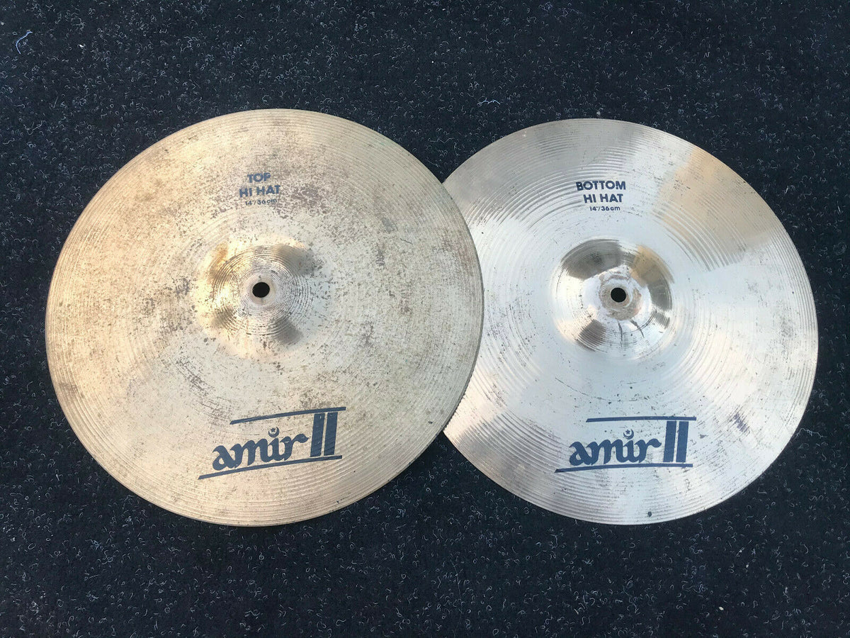 Zildjian AMIR II 14" Hihat Cymbals hi hat – Blakes Drum Shop
